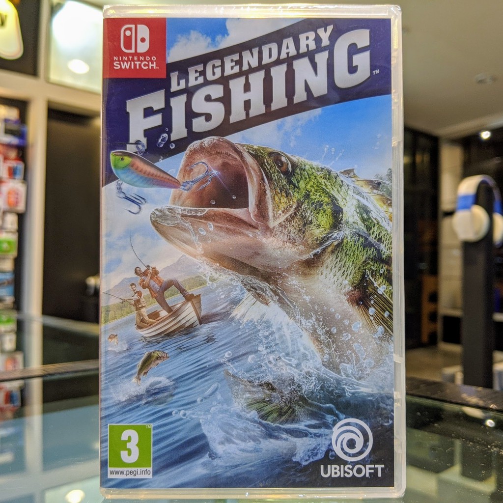 (ภาษาอังกฤษ) มือ1 Legendary Fishing แผ่นเกม Nintendo Switch ตลับเกม NSW ...