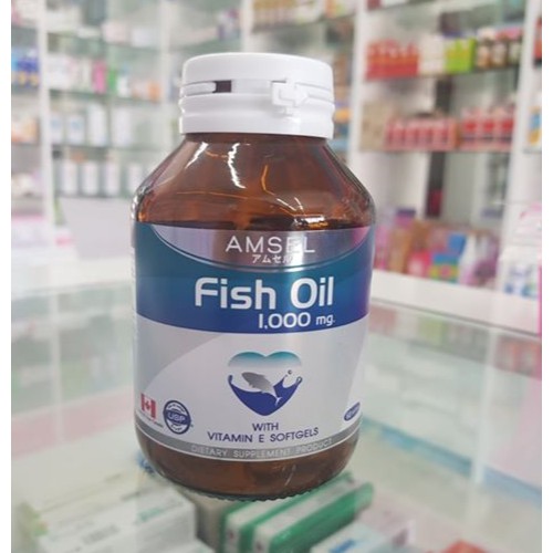 Amsel Fish Oil 1,000 mg ผลิตภัณฑ์เสริมอาหารแอมเซล ฟิชออย | Shopee Thailand