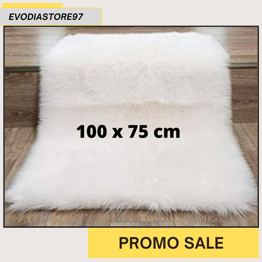 Korean FUR CARPET 100 X 75 CM, FUR MAT, KOREAN FUR MAT, SOFT AND THICK ...