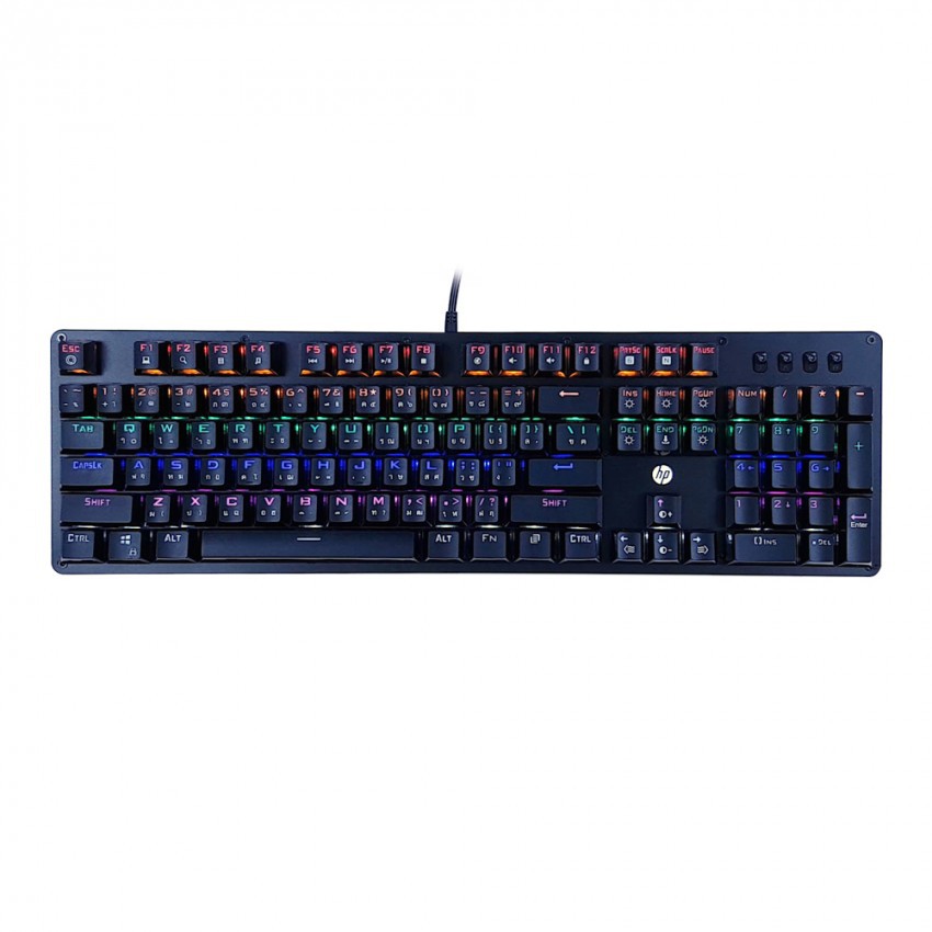 HP GK100 Mechanical gaming keyboard blue switch คีย์บอร์ดแมคคานิคอล ...