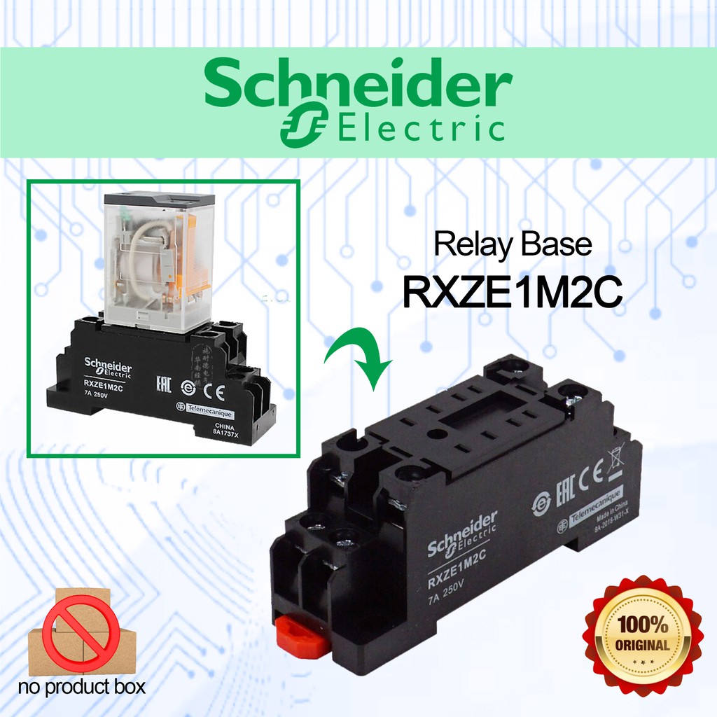 ซ็อกเก็ตรีเลย์ Schneider RXZE1M2C สําหรับ RXM2LB2BD 24VDC 8PIN | Shopee Thailand