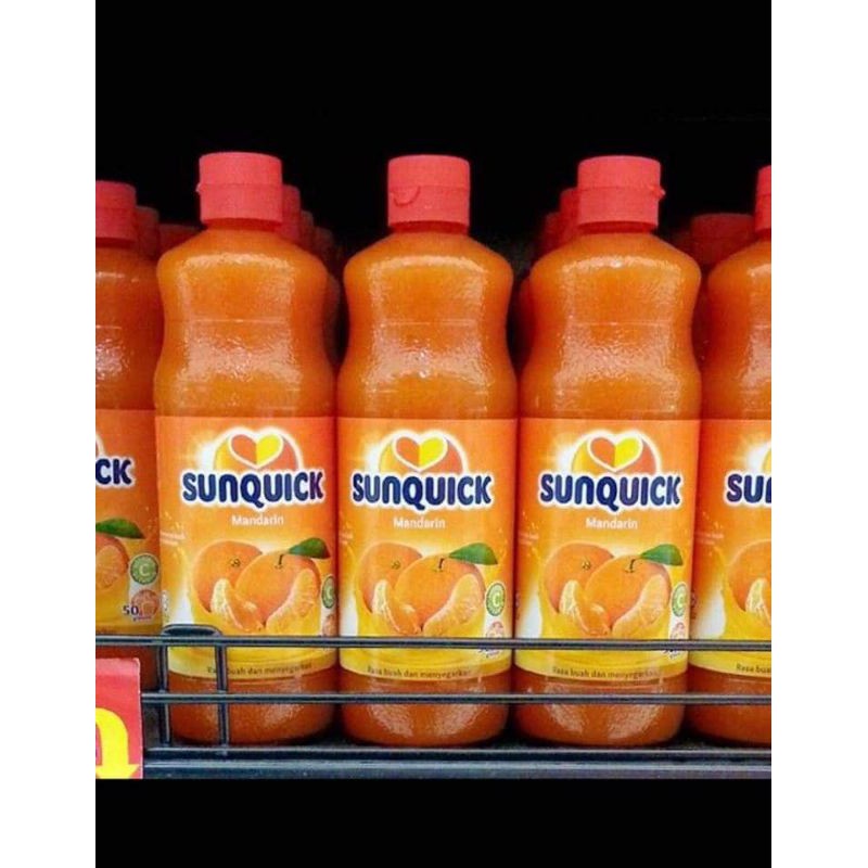 SUNQUICK ซันควิก Mandarin 800 ml🍊🥂 น้ำส้มชนิดเข้มข้น | Shopee Thailand