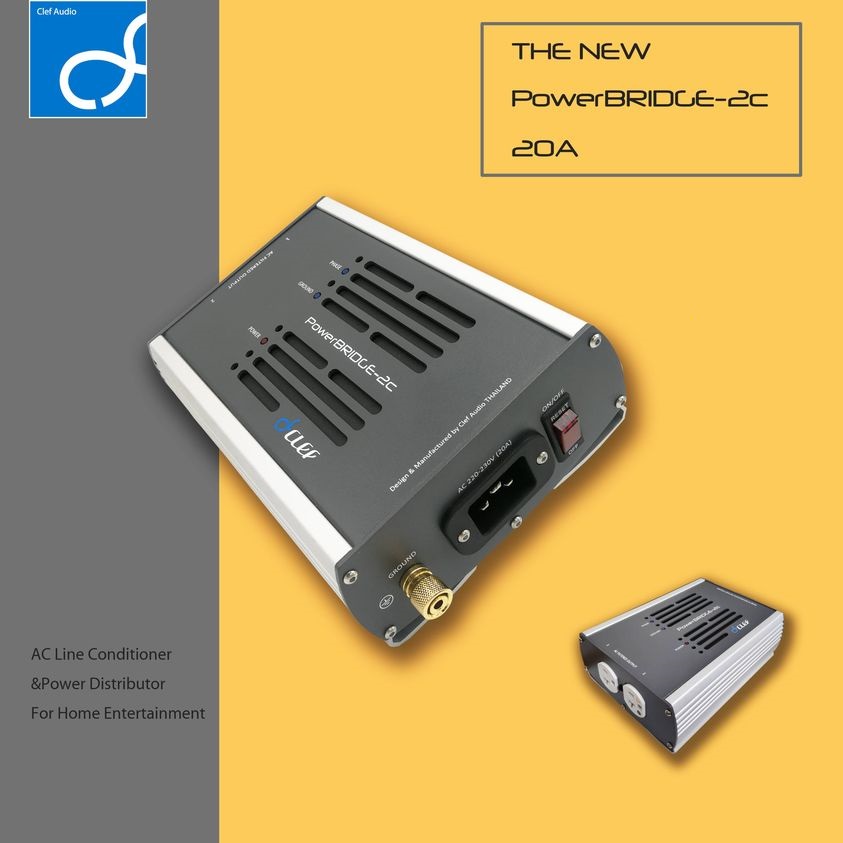 Clef PowerBRIDGE-2c 20A ปลั้กกรองไฟสำหรับเครื่องเสียง | Shopee Thailand