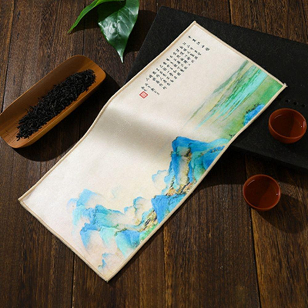 Mxgoods ผ้าเช็ดปาก ซับน้ําชา จีน มืออาชีพ ครัวเรือน ทําความสะอาดโต๊ะ ชุดน้ําชา อุปกรณ์เสริม ...