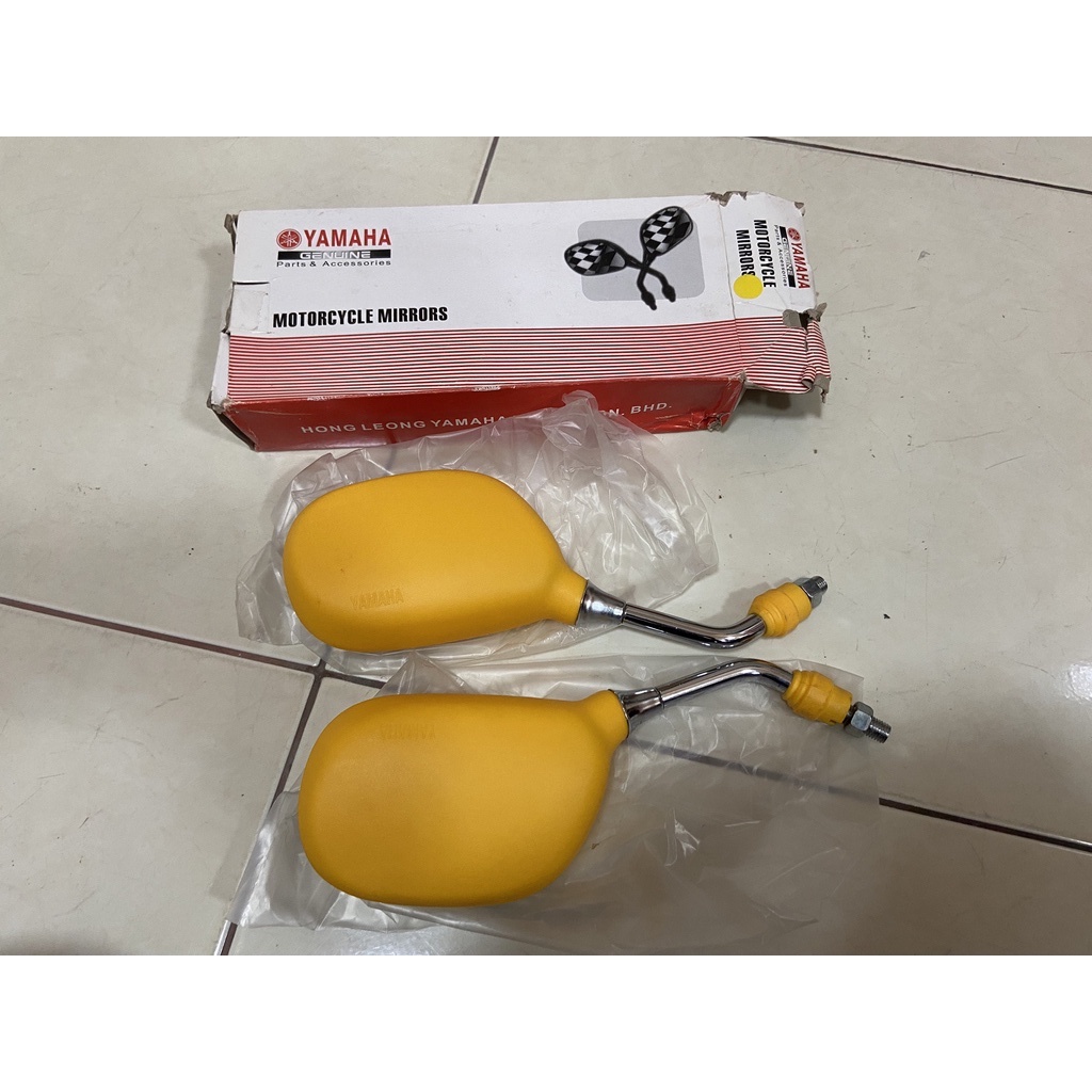 กระจกข้างสีเหลือง มีโอ ตัวเก่า Mio 5LW แท้เบิกศูนย์ | Shopee Thailand