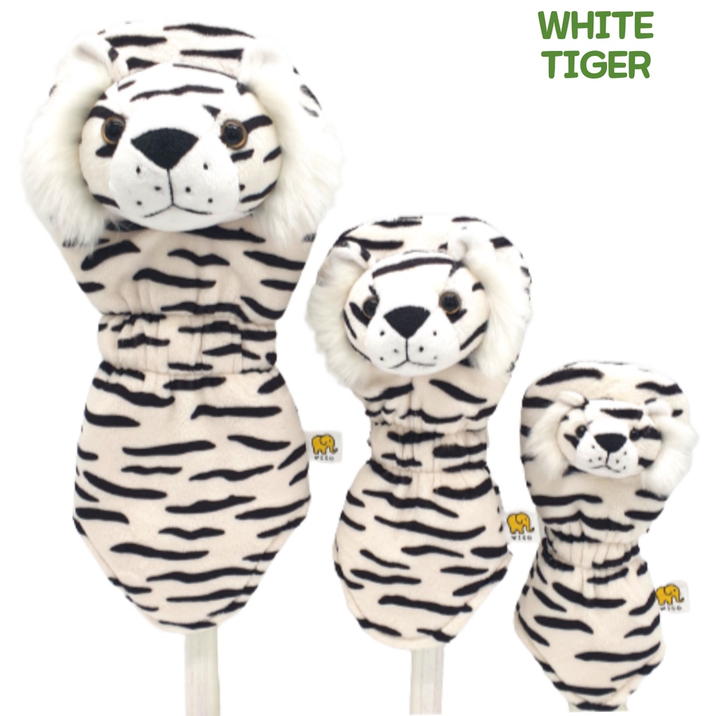 [WICO&Golf] Club Cover Animal White Tiger Driver Wood Hybrid / Golf ...