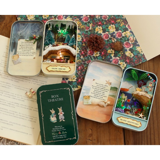 DIY Miniature #Box Theatre #Three Natural | Shopee Thailand