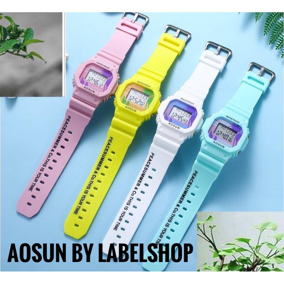 นาฬิกา Aosun รุ่น color ใส่ได้ทั้งผู้ชายและผู้หญิง มีเก็บปลายทาง ...