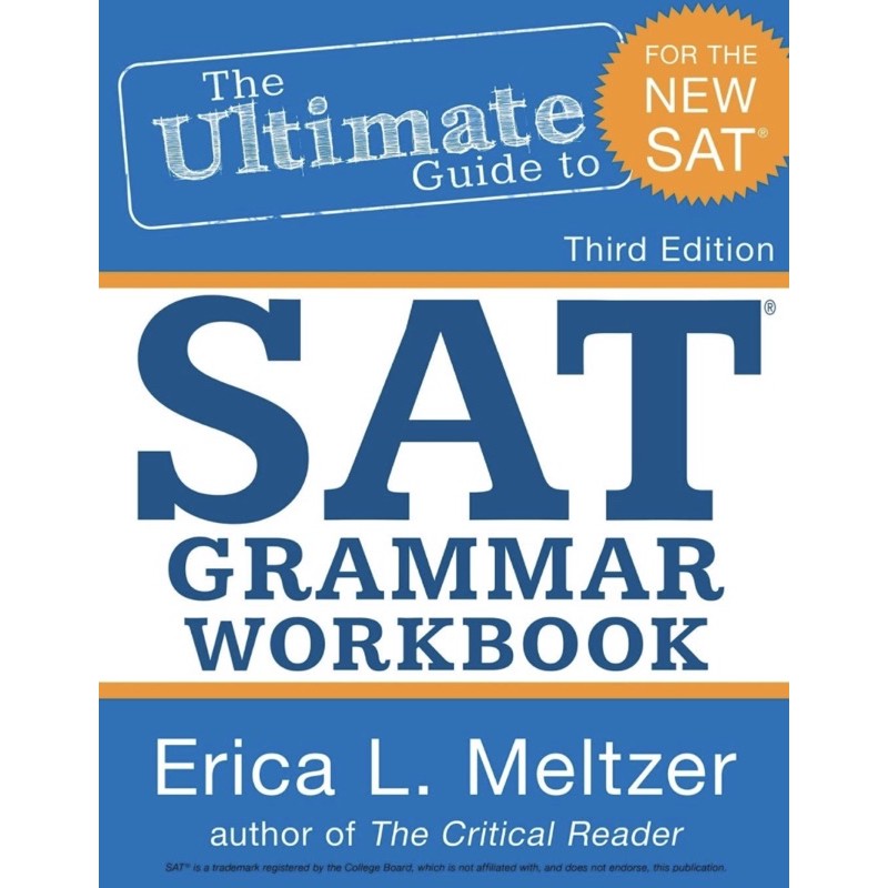The Ultimate Guide to SAT Grammar Workbook, 3rd Edition (3rd Edition ...