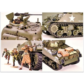Tamiya 35250 1/35 รถถังกลาง U.S. Medium Tank M4A3 Sherman 75Mm Gun Late ...