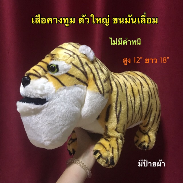 (โปรส่งฟรี) ตุ๊กตาเสือคางทูม Tiger (มือ2) ป้าย Shakurel Planet | Shopee ...