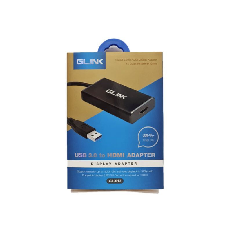 GLINK USB 3.0 TO hdmi ยี่ห้อGLINK GL-012 | Shopee Thailand