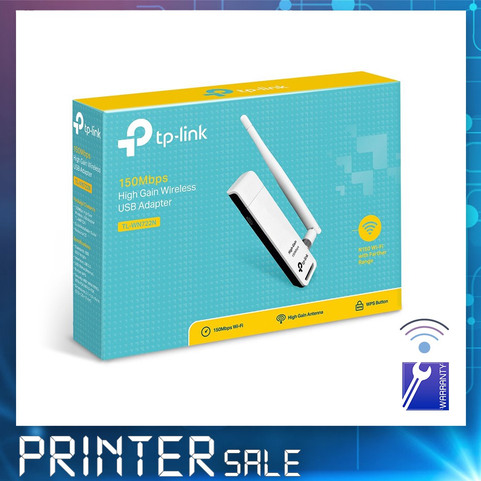TP-Link TL-WN722N อุปกรณ์รับสัญญาณ Wi-Fi (150Mbps High Gain Wireless ...
