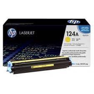 HP Original Toner 124A # Q6002A YELLOW หมึกพิมพ์แท้ สำหรับHP Color ...