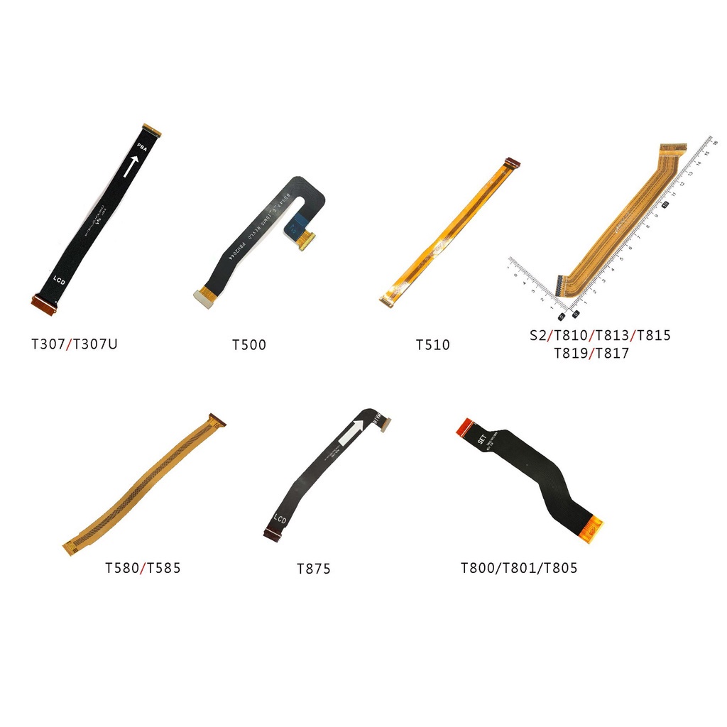 สายเคเบิ้ลเชื่อมต่อหน้าจอ Lcd สําหรับ Samsung Tab T307 T500 T510 S2 T810 T813 T815 T819 T817 ...