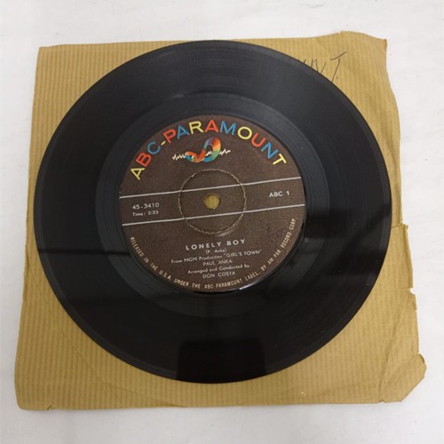 C054 ABC-PARAMOUNT เพลง LONELY BOY YOUR LOVE PLAY 45 (PAUL ANKA) รุ่น ...