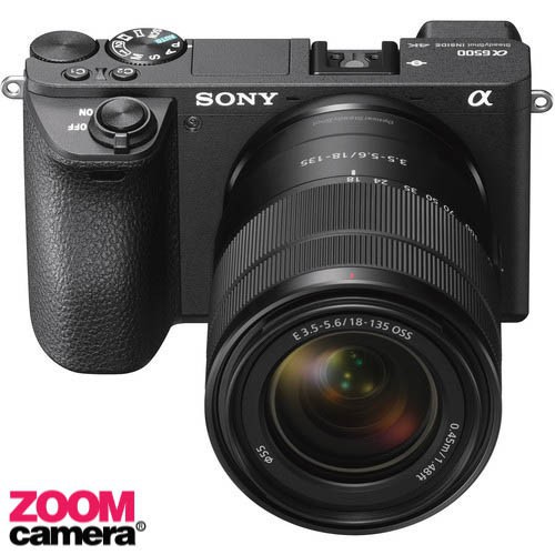 Sony Mirrorless Camera Alpha A6500 Kit 18-135mm Black + Lens E 50mm F1 ...