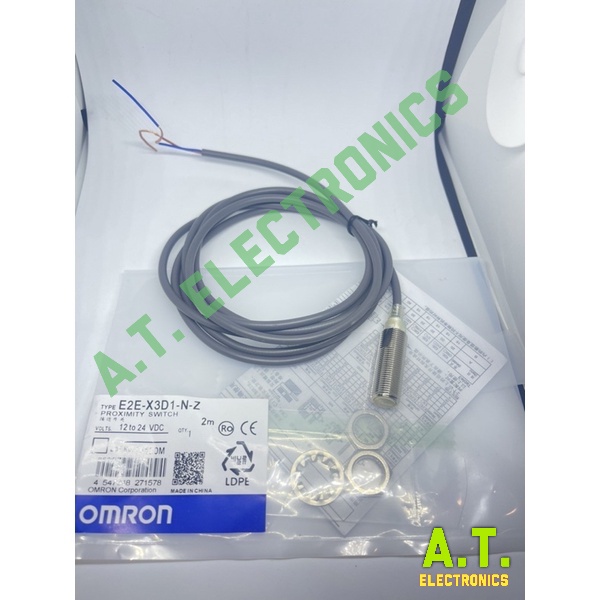 ถูกสุด!!! E2E-X3D1-N-Z เป็นพร็อกซิมิตี้เซ็นเซอร์จับโลหะ 2สาย DC M12 ชนิด No ระยะจับ 3มิล พร้อม ...