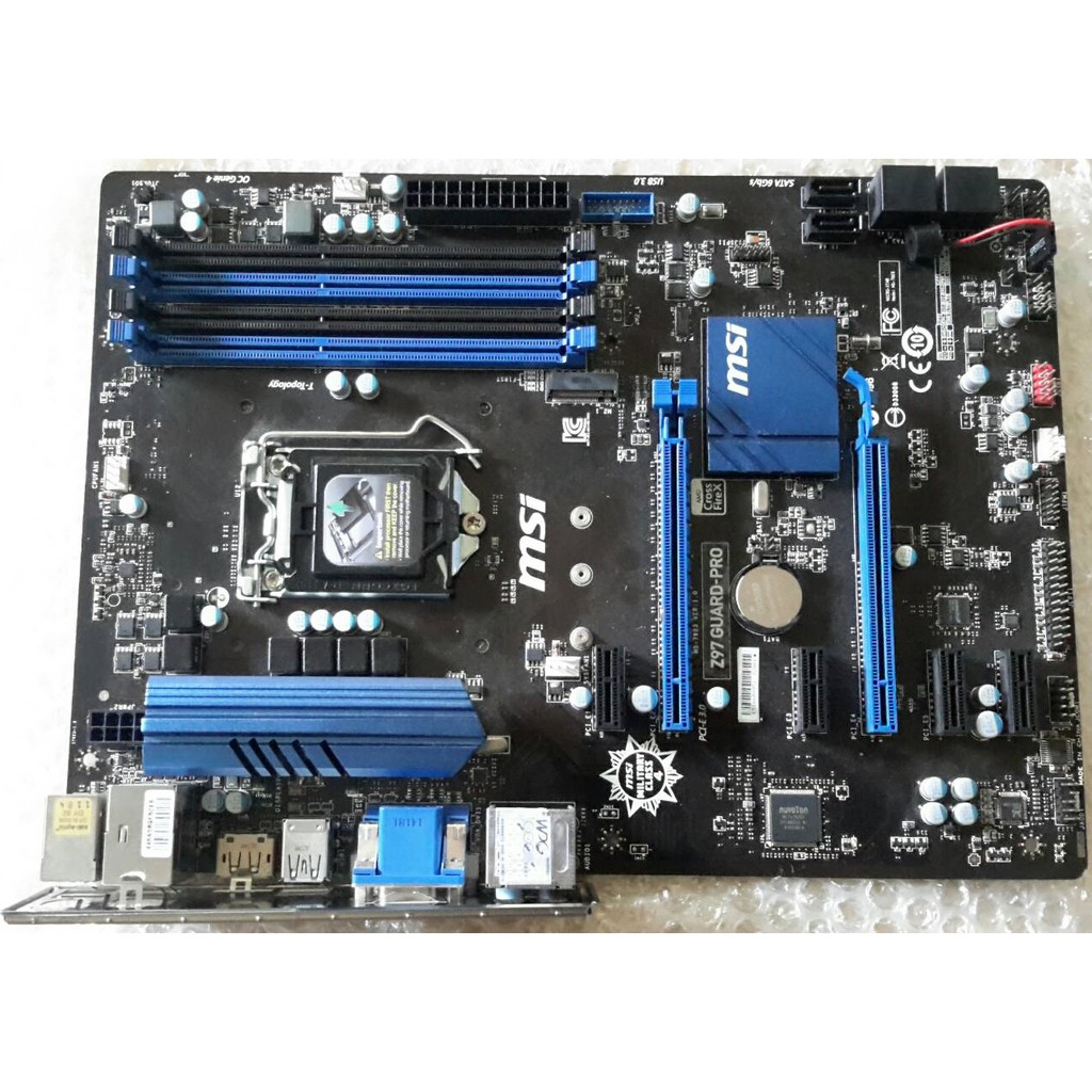 MAINBOARD 1150 MSI Z97-GUARD-PRO Gen 4 / Gen 5 DDR3 /1333/1600/1866 ...
