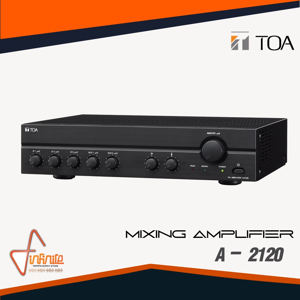 TOA A-2120 H เพาเวอร์แอมป์ระบบประกาศ ขนาด 120 วัตต์ | Shopee Thailand