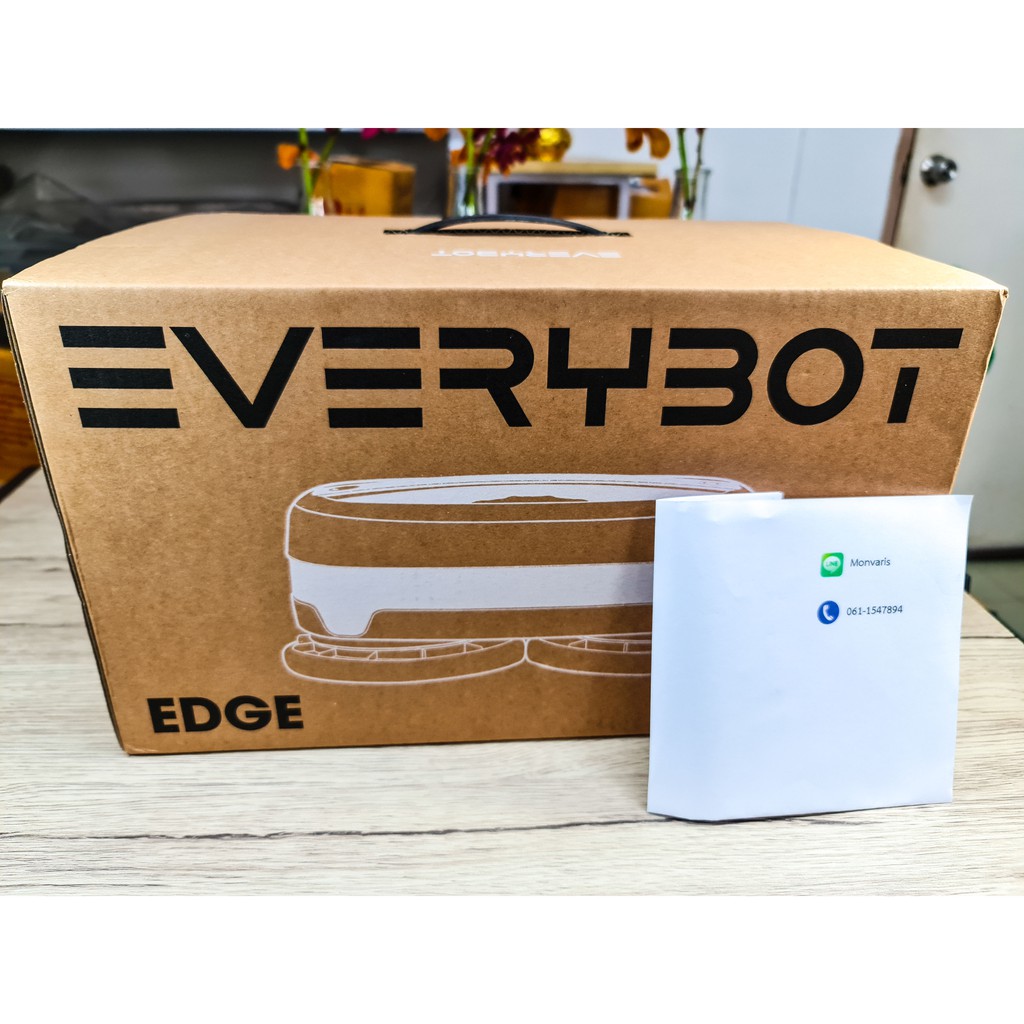 หุ่นยนต์ถูพื้นอัตโนมัติ สำหรับพื้นเรียบ รุ่น EVERYBOT Edge AUTOBOT scrub robot cleaner with ...