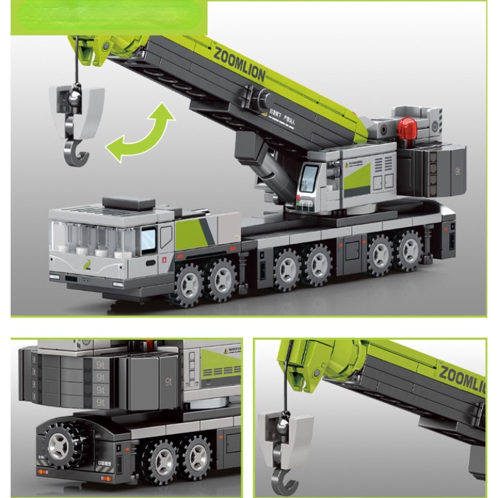 Mytopshop 228 ชิ้น MOC เทคนิค รถเครน รถบรรทุก โมเดล ของเล่นเพื่อการศึกษา บล็อกตัวต่อ อิฐ ของขวัญ ...