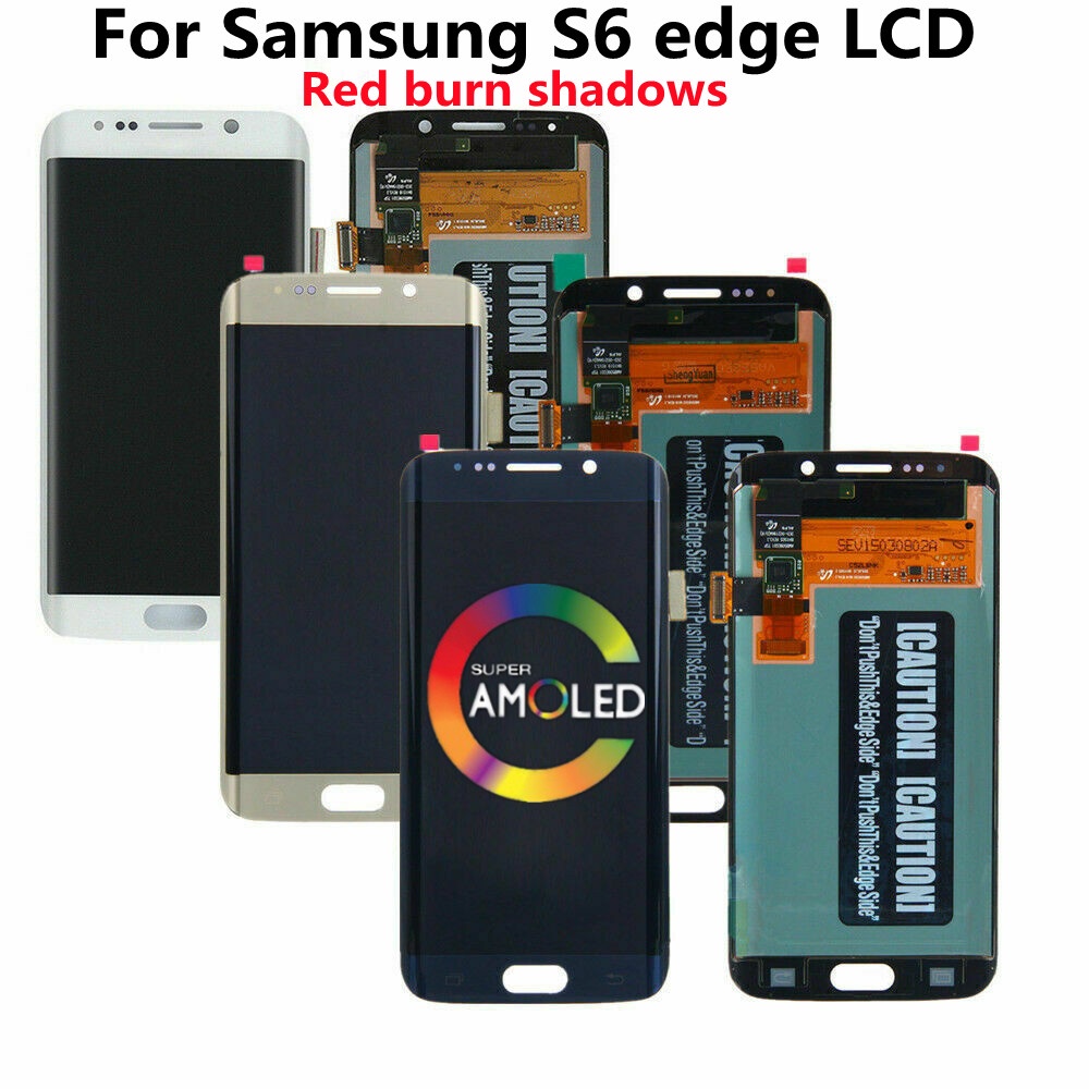 สําหรับ Samsung Galaxy S6 edge LCD Super Amoled G925A G925U G925F ชุด ...