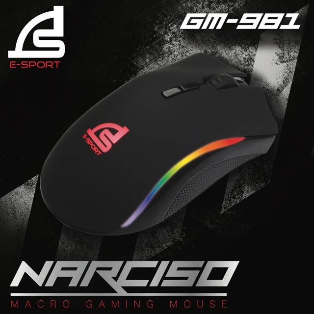 MOUSE (เม้าส์)Signo E-Sport รุ่น GM-981 NARCISO Marco Gaming Mouse ...
