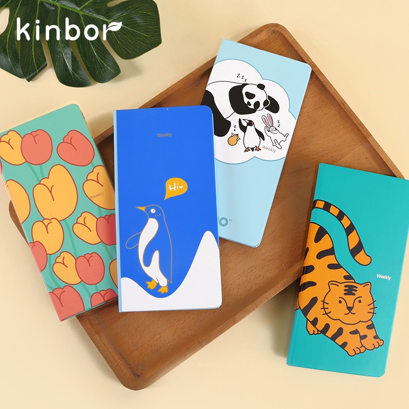 Kinbor Agenda 2022 สมุดโน๊ต แพลนเนอร์ แบบพกพา บันทึกพื้นผิวได้ ...
