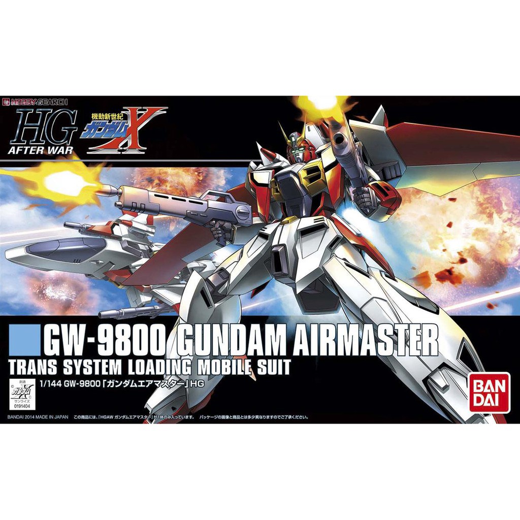 HG 1/144 HGAW 184 GW-9800 Gundam Airmaster [BANDAI] กันดั้ม กันพลา เอ็กซ์ Air Master แอร์ ...