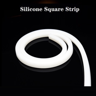 2เมตร ความกว้าง 4 5 6 8 มม. Silicone Square Strip แถบซิลิโคน ...