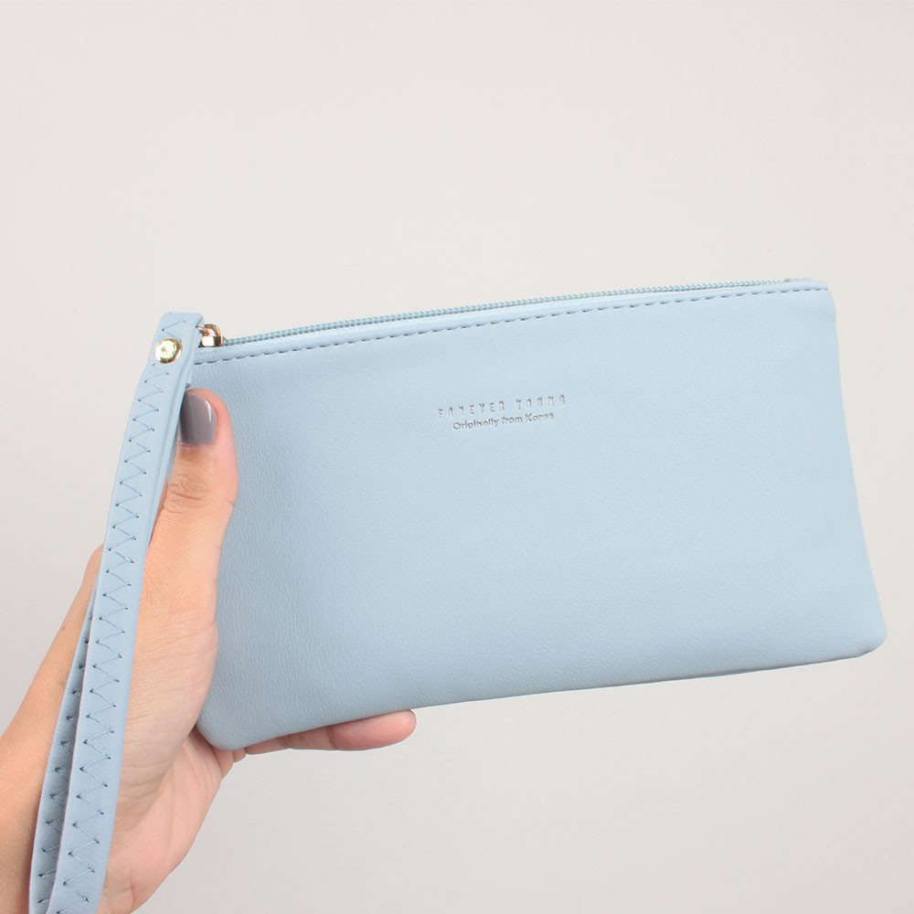 GUC SELECTED(B1122)-L3 กระเป๋าสตางค์คล้องแขนใส่มือถือได้หนังPUนิ่มสวยหรู | Shopee Thailand