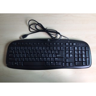 Logitech Classic Keyboard 200 USB รุ่น Y-UR83 / สินค้าตัวโชว์ สภาพดี ...