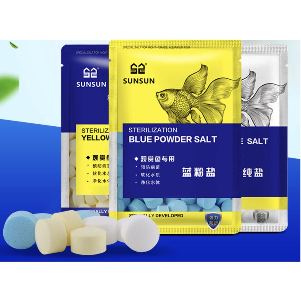 SUNSUN เกลือเม็ดบริสุทธิ์สีเหลือง มีแร่ธาตุ รักษาโรค Yellow Powder Salt ...