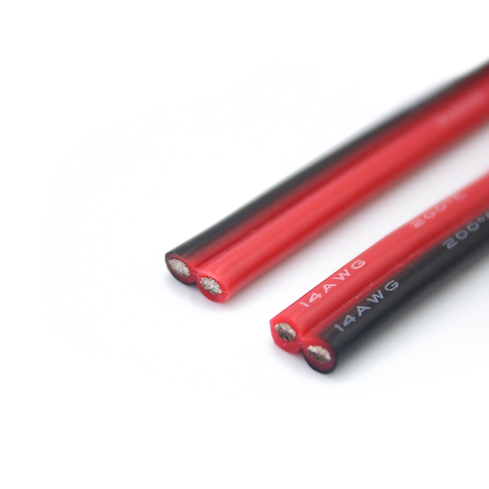 สายไฟ แดงดำ ดำแดง 24 22 20 18 awg (0.2 0.3 0.5 0.75) ทองแดง สายลำโพง สายไฟคู่ เครื่องเสียง car ...