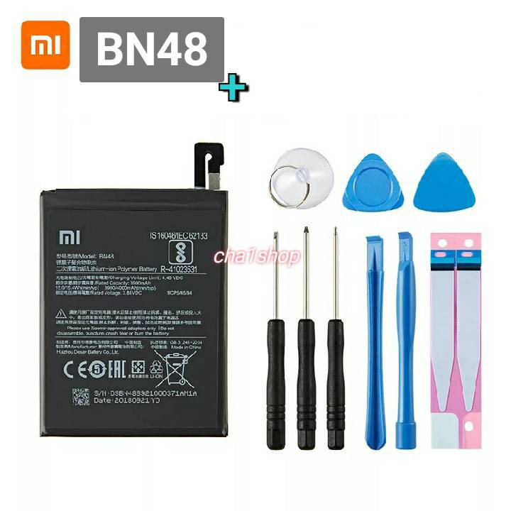 แบตเตอรี่ แท้ Xiaomi Redmi Note 6 Pro BN48 4000mAh | Shopee Thailand