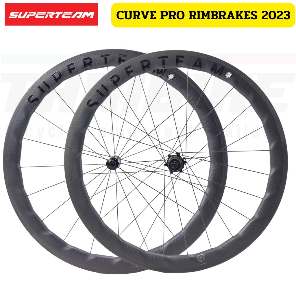 ล้อจักรยานเสือหมอบคาร์บอนดิสก์เบรค/ริมเบรค Superteam curve pro 2 ...