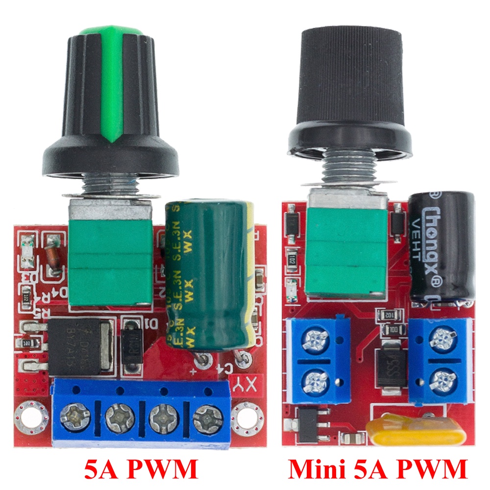 5A 90W PWM 12V DC Motor Speed Controller Module DC-DC 4.5V-35V ...