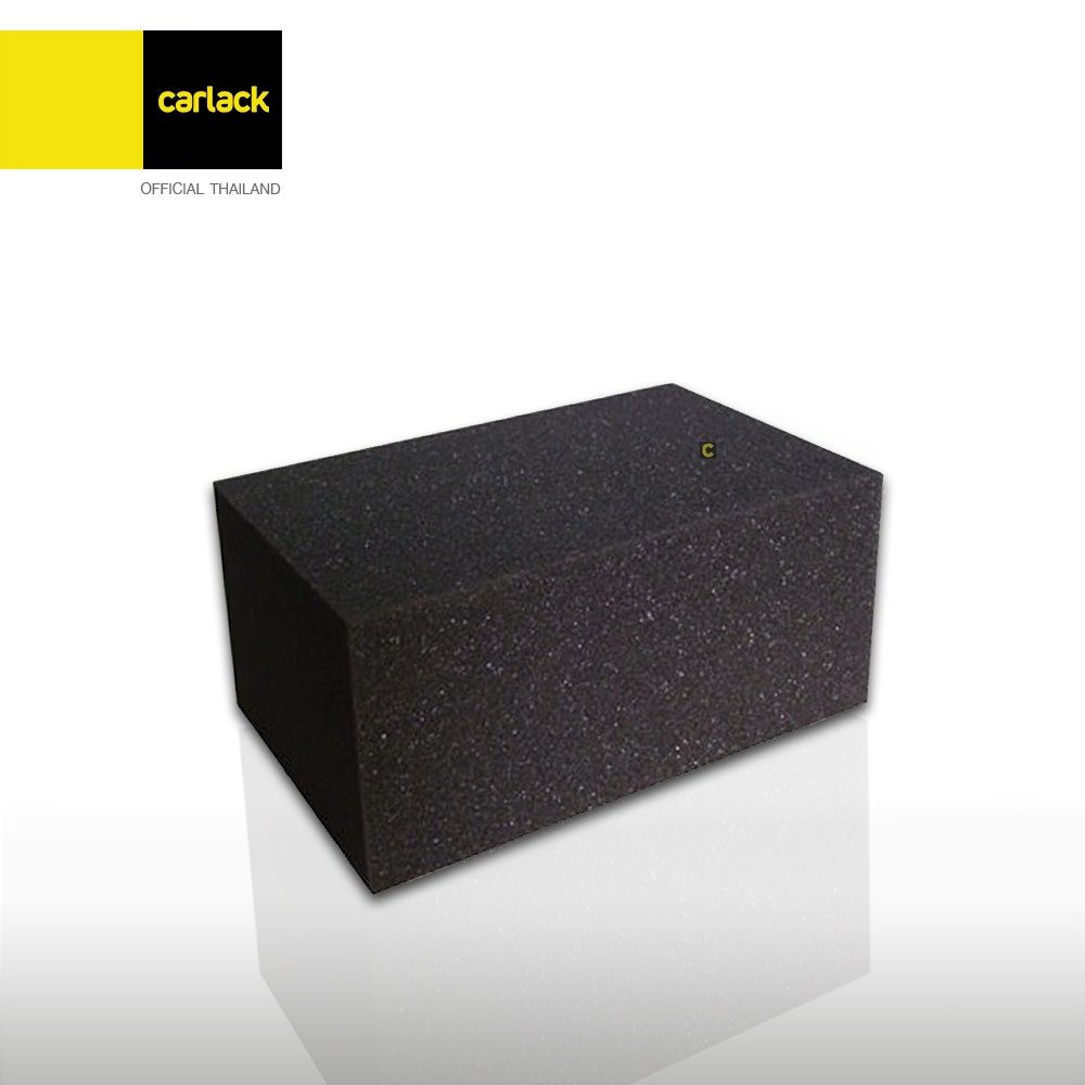 Carlack ฟองน้ำเคลือบยางดำ คาร์แลค เนื้อเหนียว นุ่ม ทนทาน | Shopee Thailand