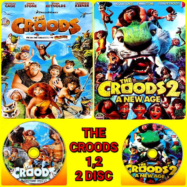 เทปฟิล์มเด็กการ์ตูน BOXOFFICE ใหม่ล่าสุด THE CROODS 2-DISC Complete ...