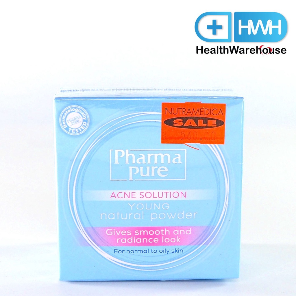 PharmaPure Acne Solution Young Natural Powder 11.5 g 1 กล่อง | Shopee ...