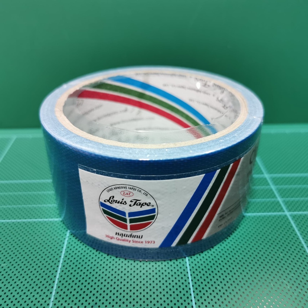 LOUIS Cloth Tape 2 Inch x 8y Blue หลุยส์เทป เทปผ้ากาว สีน้ำเงิน ขนาด 2 ...