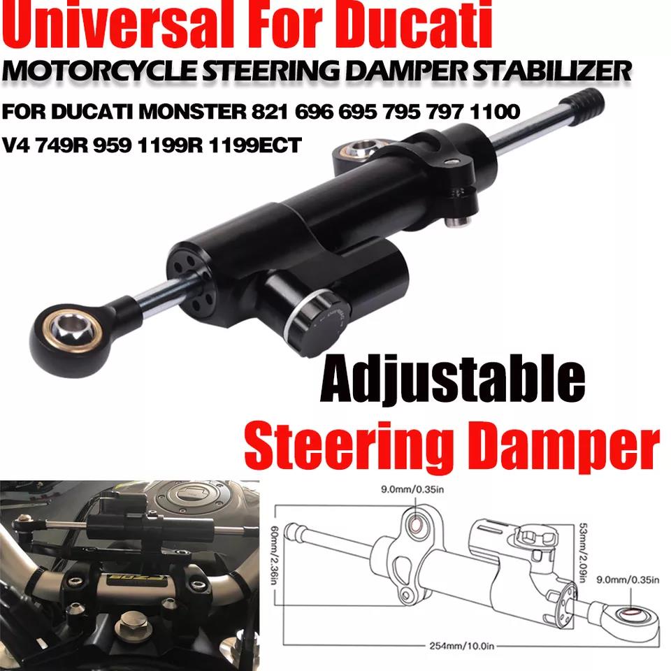 Motorcycle Steering Damper Stabilizer For Ducati 848 Monster 696 795 ...