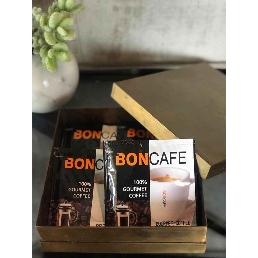 Boncafe 10 g กาแฟบดสำเร็จ สายเข้มต้องลอง #กาแฟซอง #กาแฟชง #ราคาถูก | Shopee Thailand