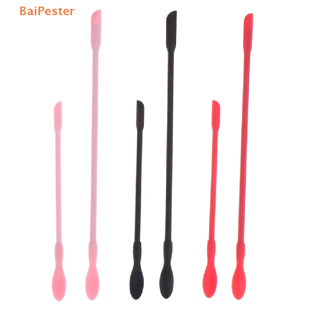 [BaiPester] Mini Silicone Spatula Thin Jar Bottle Silicone Scraper ...