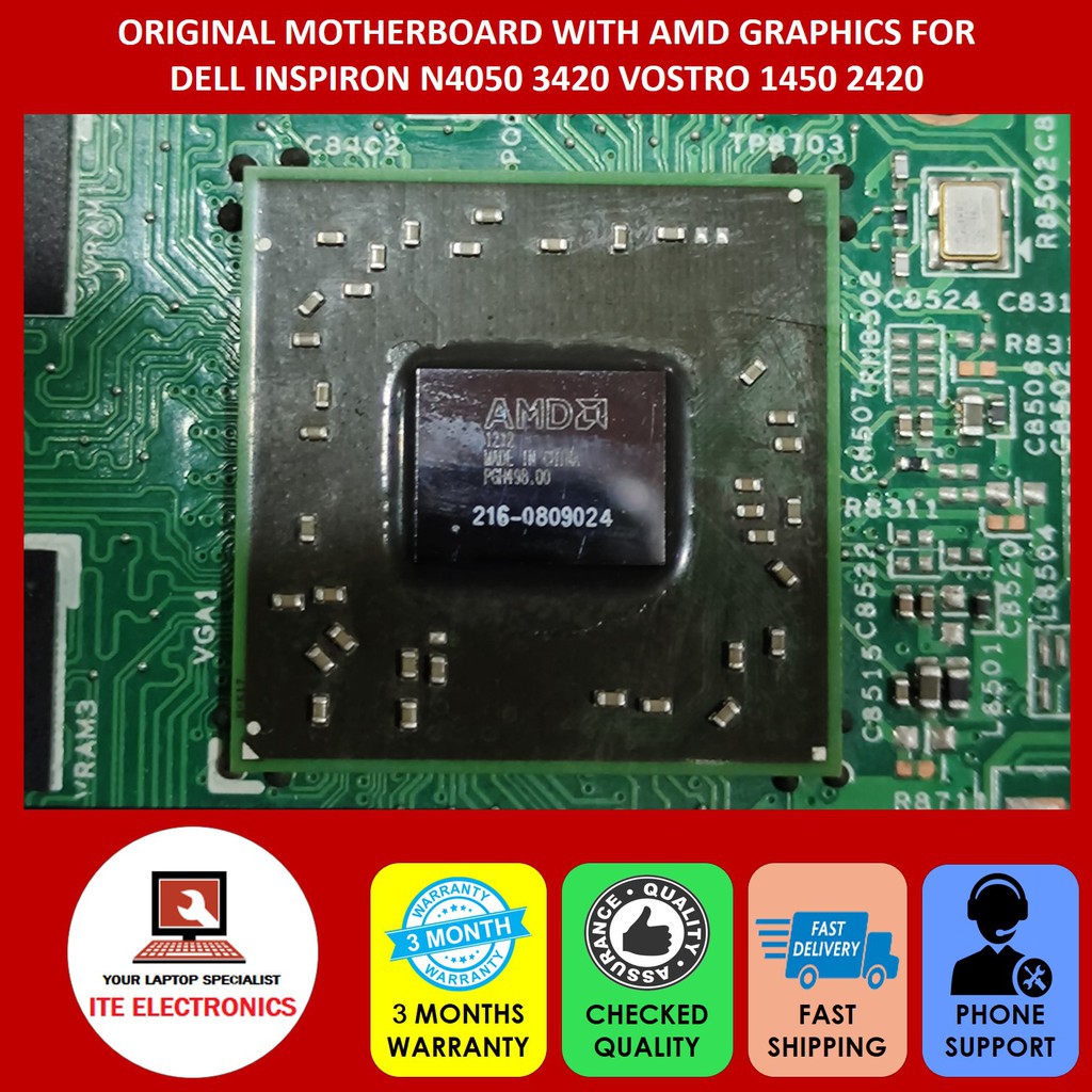 เมนบอร์ดกราฟิก DELL INSPIRON N4050 3420 V1450 V2420 NVIDIA AMD 00W10C ...