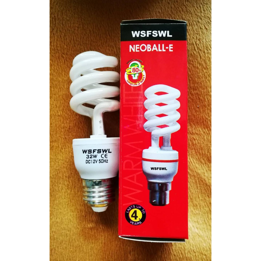 หลอดประหยัดไฟ NEOBALL-E 32W DL E27 WSFSWL | Shopee Thailand