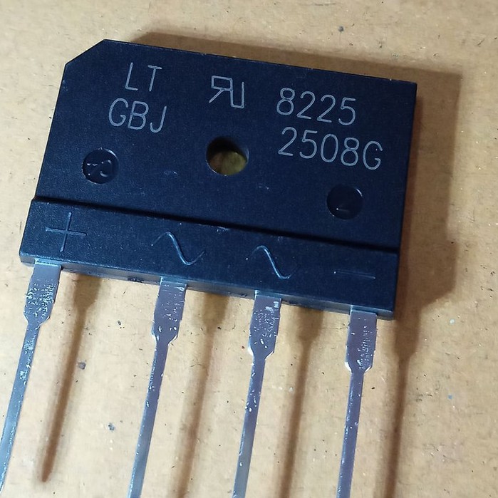 GBJ2508 25A 800V ยี่ห้อ Lite-On Semiconductor Corp ราคาต่อ 1 ตัว ...