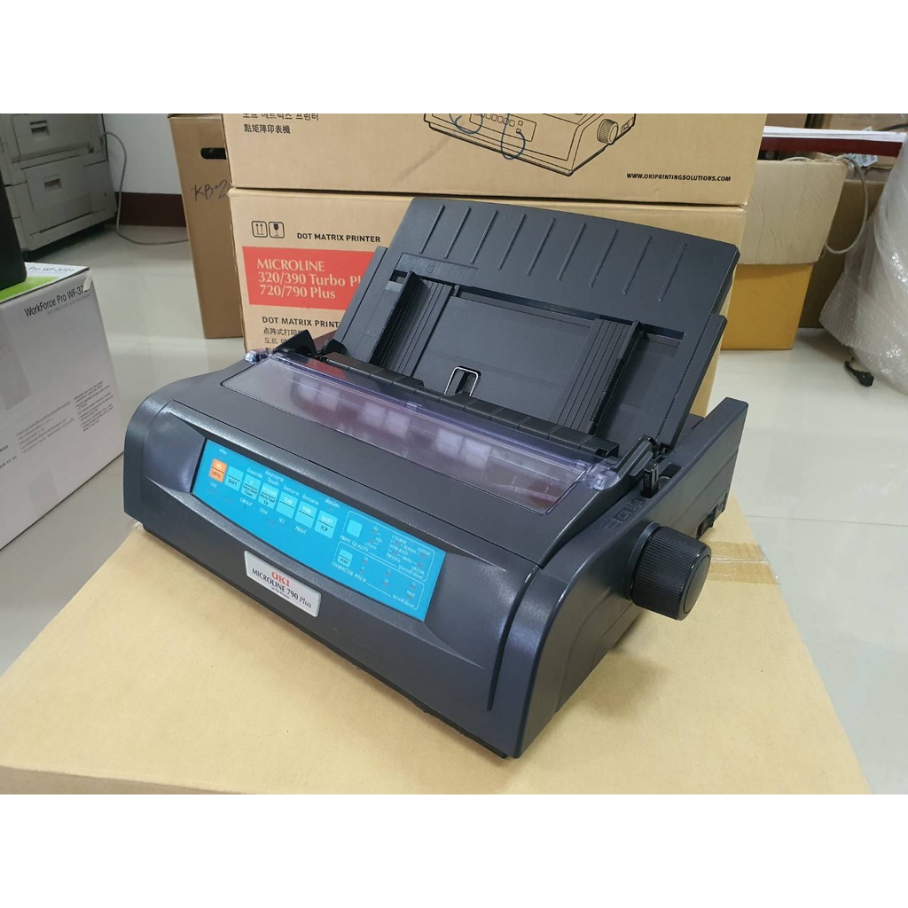 เครื่องปริ๊น Dot Matrix มือสอง สภาพสวย Oki Microline 790 Plus | Shopee ...