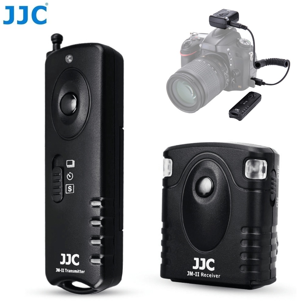 JJC JM-R(II) รีโมตคอนโทรลไร้สาย ชัตเตอร์กล้องความถี่วิทยุ 16 ช่อง ...